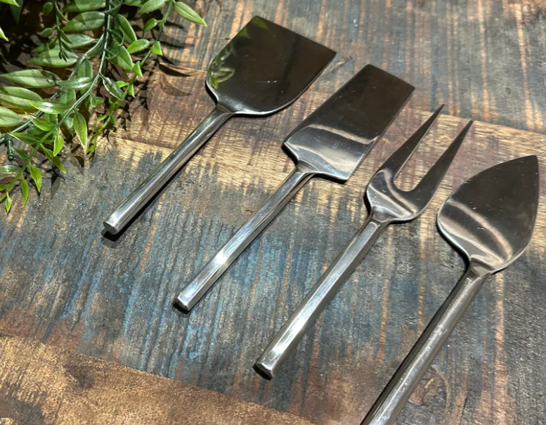 Hexagonal Handle Cheese Knife Set/4 – Gifted
